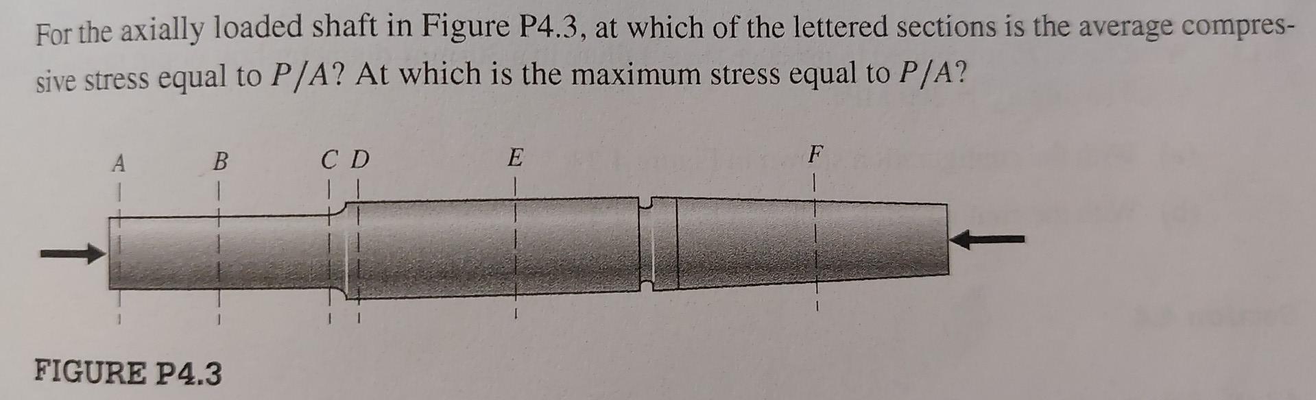 Solved 4.11b Calculate the minimum diameter pin to avoid pin | Chegg.com