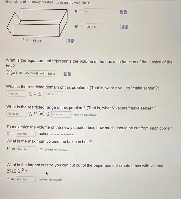 Solved We are constructing a box from a rectangular piece of | Chegg.com
