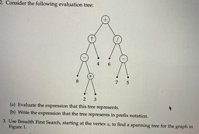 Solved 2. Consider the following evaluation tree: 4 6 8 7 5 | Chegg.com
