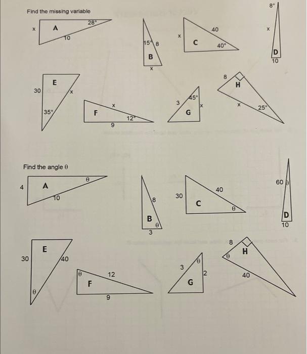 Solved can I have help Edith finding the missing variable. | Chegg.com
