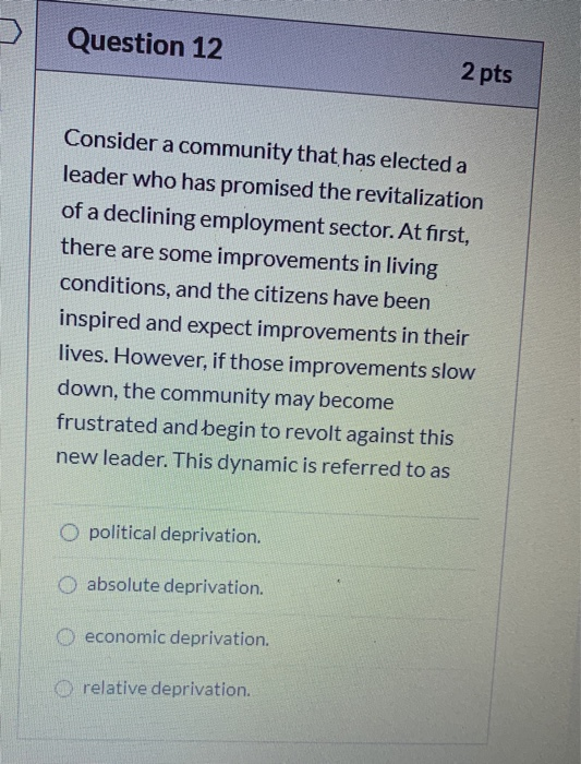 Solved Question 12 2 pts Consider a community that has | Chegg.com Solved Question 12 2 pts Consider a community that has | Chegg.com