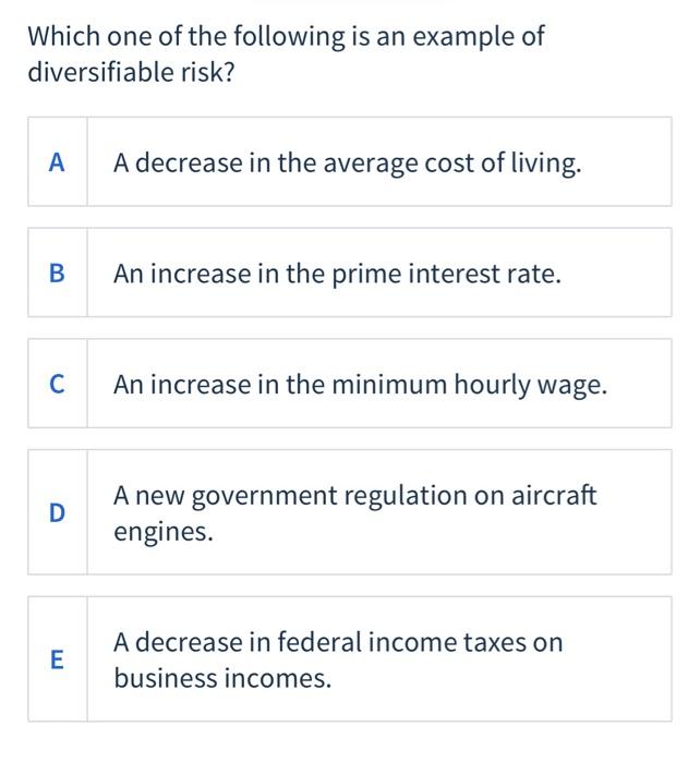 Solved Which one of the following is an example of | Chegg.com