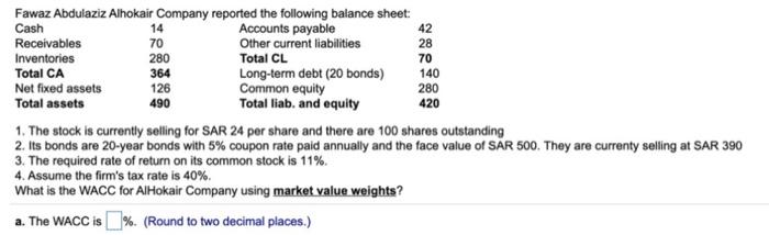 Solved 42 Fawaz Abdulaziz Alhokair Company reported the | Chegg.com Solved 42 Fawaz Abdulaziz Alhokair Company reported the | Chegg.com
