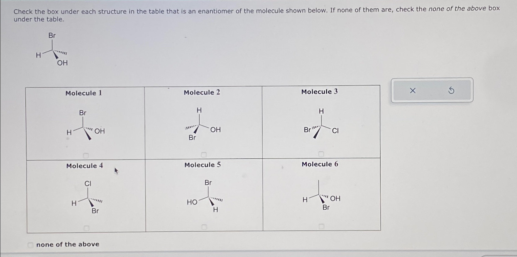 Solved Check the box under each structure in the table that | Chegg.com