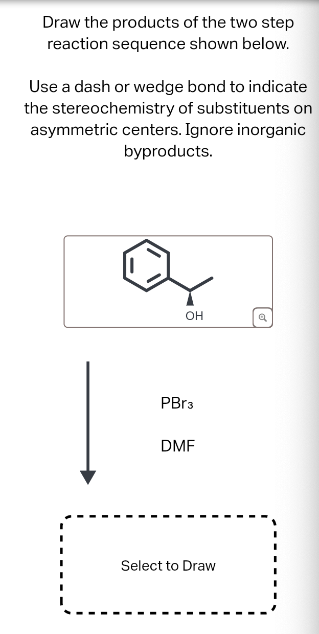 Solved Draw the products of ﻿the two stepreaction sequence | Chegg.com