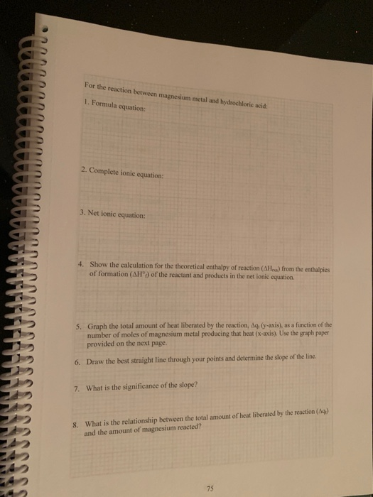 Solved Name Section Lab Instructor Date Lab Partners | Chegg.com