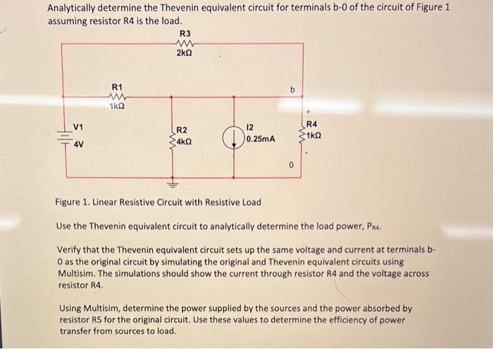 Solved Analytically determine the Thevenin equivalent | Chegg.com