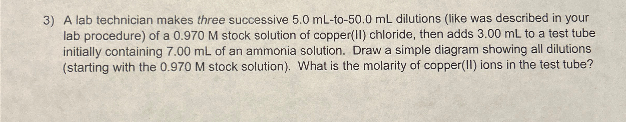 Solved A lab technician makes three successive | Chegg.com