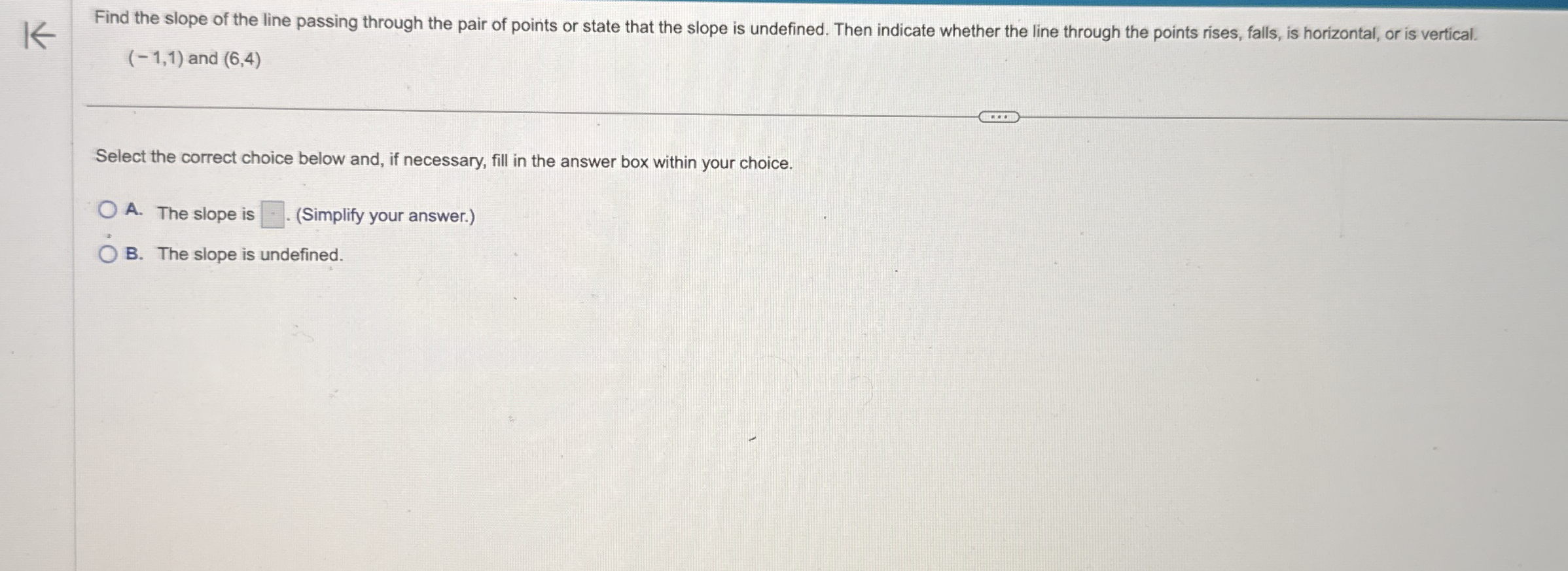 Solved Find the slope of the line passing through the pair | Chegg.com