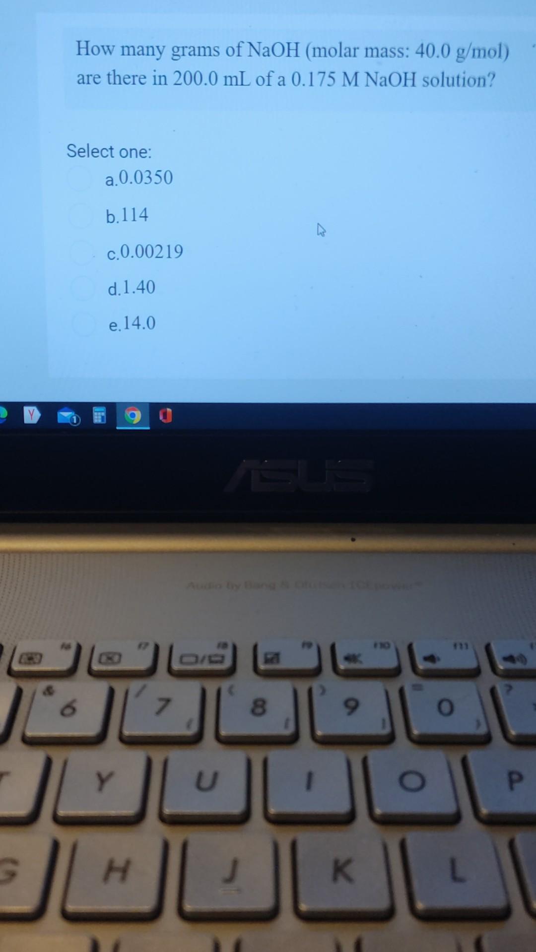 Solved How many grams of NaOH (molar mass: 40.0 g/mol ) are | Chegg.com