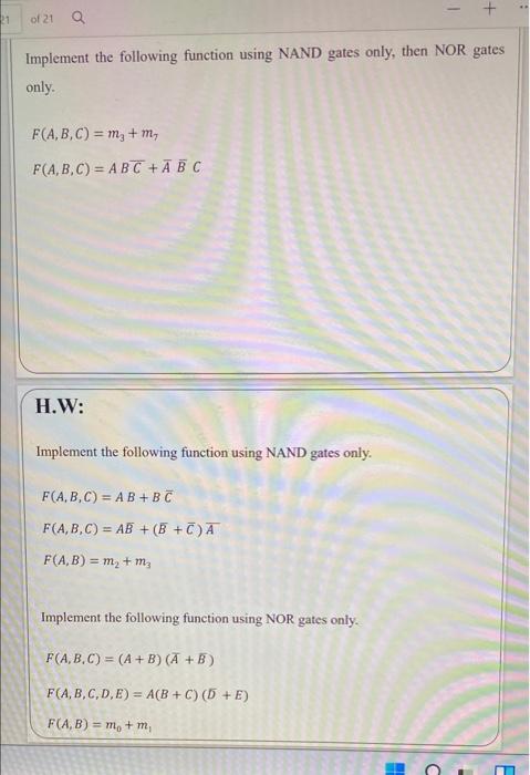 Solved 21 0121 A Implement The Following Function Using 4504