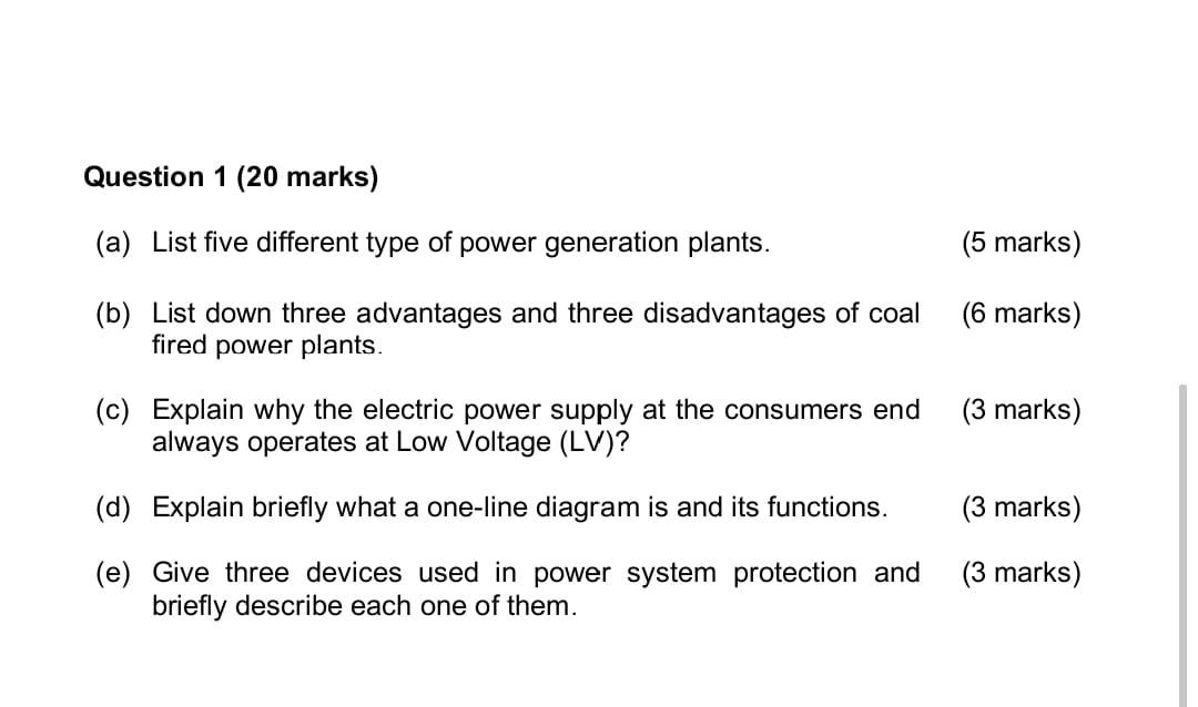 Solved hi expert please help to solve all the below power | Chegg.com