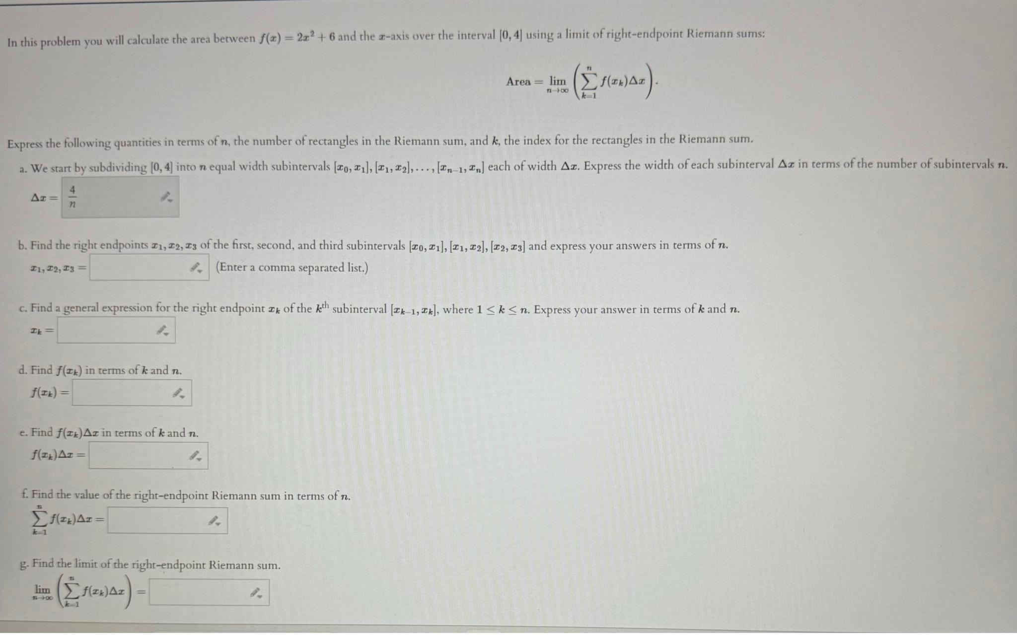 Solved In this problem you will calculate the area between | Chegg.com