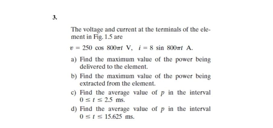 Solved Figure 1.5Δ An ideal basic circuit element.The | Chegg.com