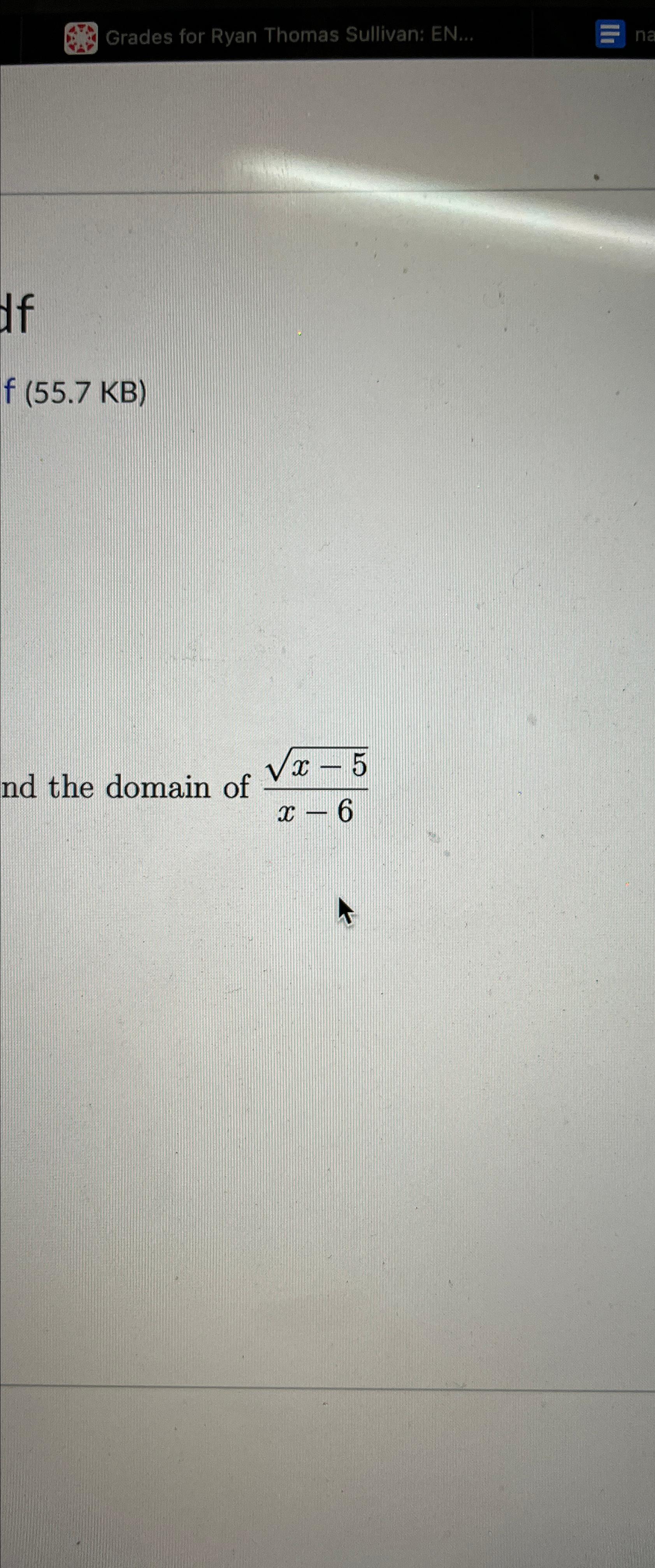 Solved Grades for Ryan Thomas Sullivan: EN..dff(55.7KB)nd | Chegg.com