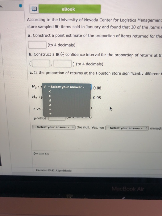 Solved Check My Work (3 eBook Video Consider the following | Chegg.com