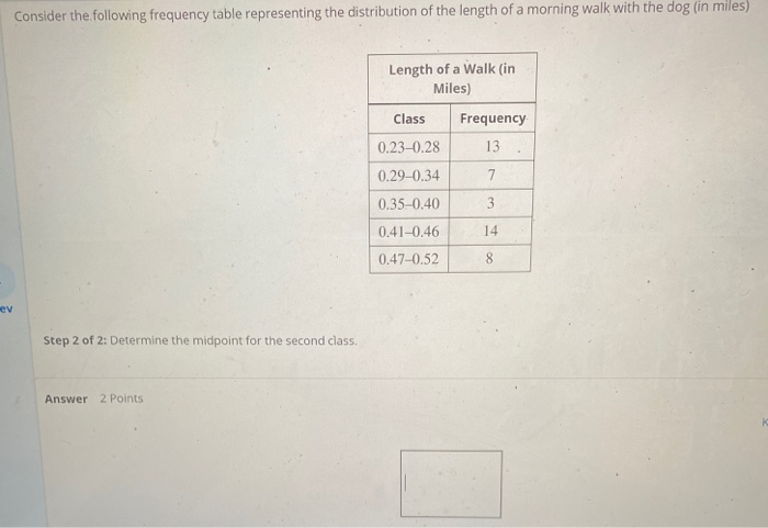 Solved Consider the following frequency table representing | Chegg.com