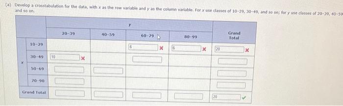Solved The following observations are for two quantitative | Chegg.com