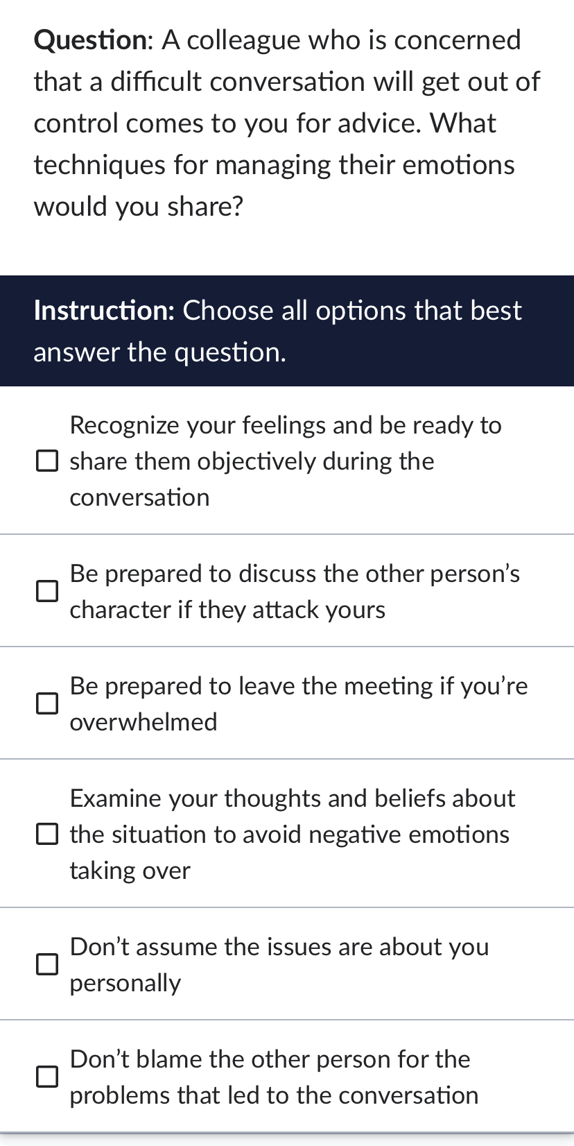 Solved Question: A colleague who is concerned that a | Chegg.com