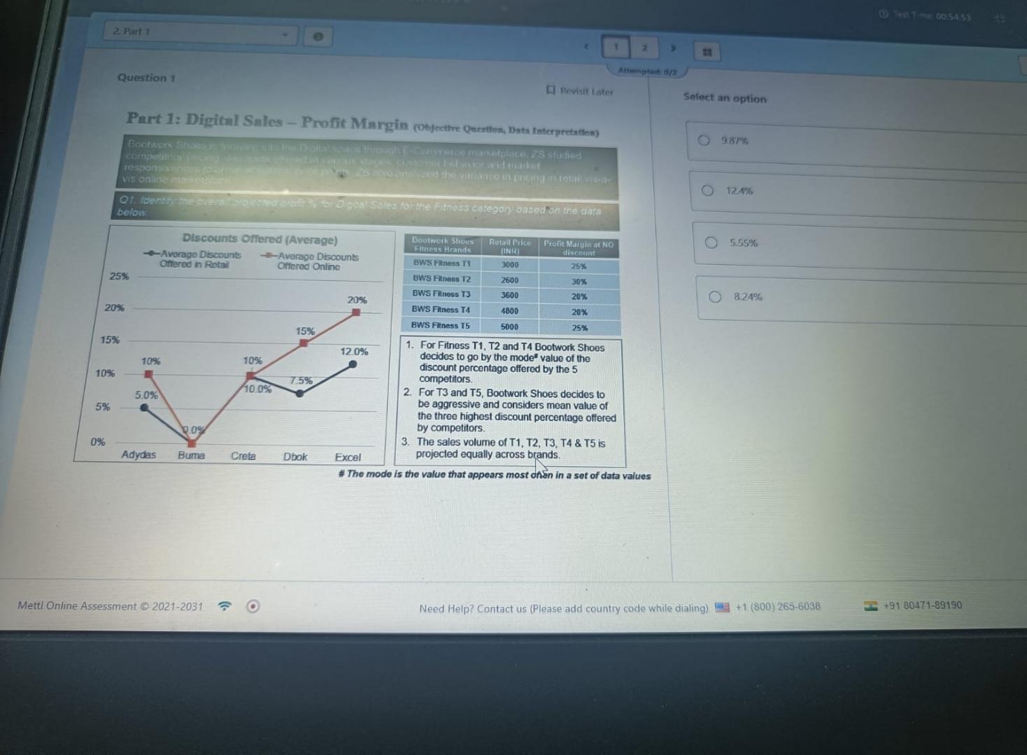 Solved 2 ﻿Part 1Question 1Altumptait orA Revisit taterSelect | Chegg.com