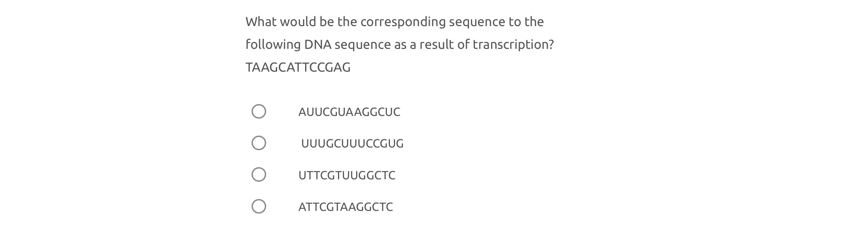 Solved What would be the corresponding sequence to the | Chegg.com