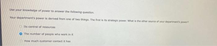 Solved Use your knowledge of power to answer the following | Chegg.com