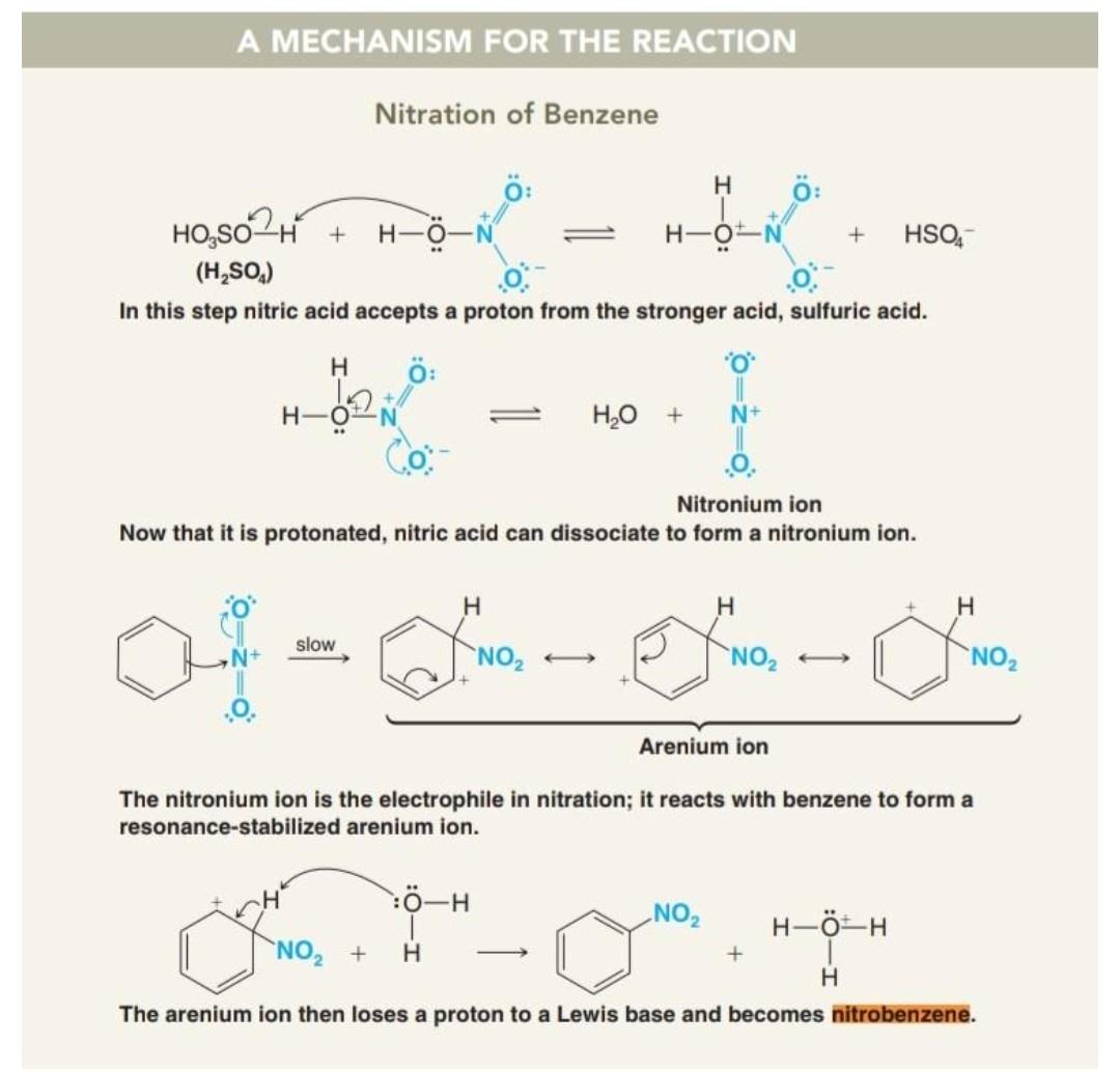 Electrophilic Aromatic Substitution Nitration Of Benzene