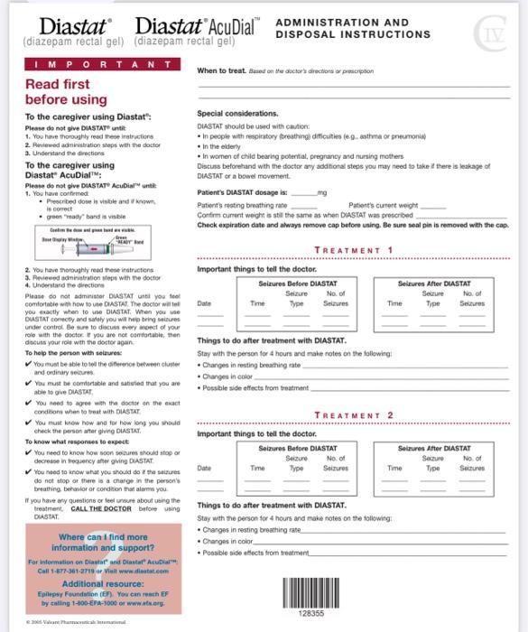 Solved When a patient is having a seizure many times it is | Chegg.com