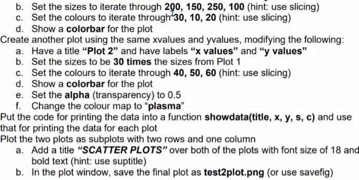 Solved import matplotlib.pyplot as plt import numpy as np | Chegg.com
