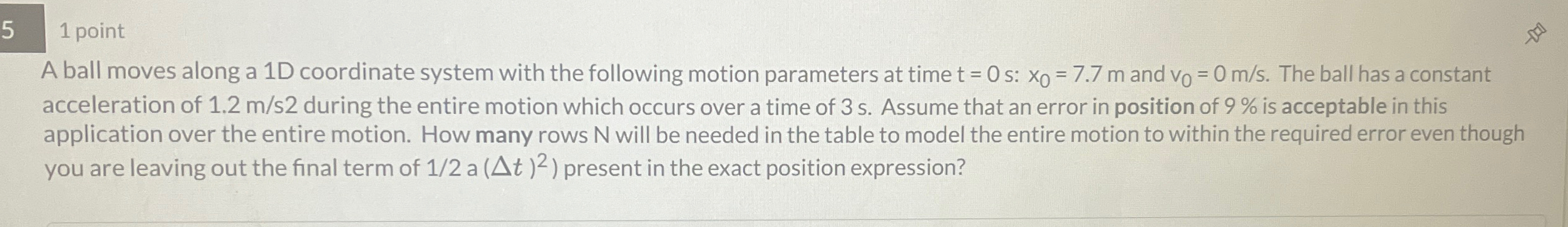 Solved 51 ﻿pointA ball moves along a 1D coordinate system | Chegg.com