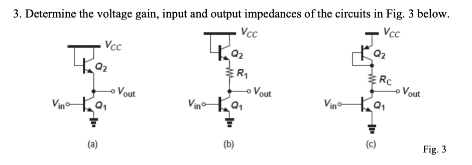 Solved Determine the voltage gain, input and output | Chegg.com