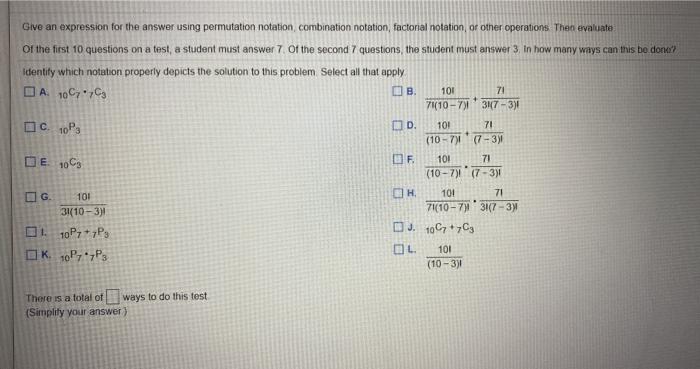 Solved Give an expression for the answer using permutation | Chegg.com