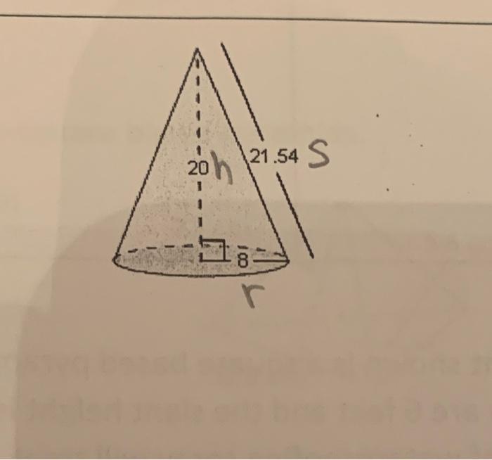 Solved Formula of the surface area | Chegg.com