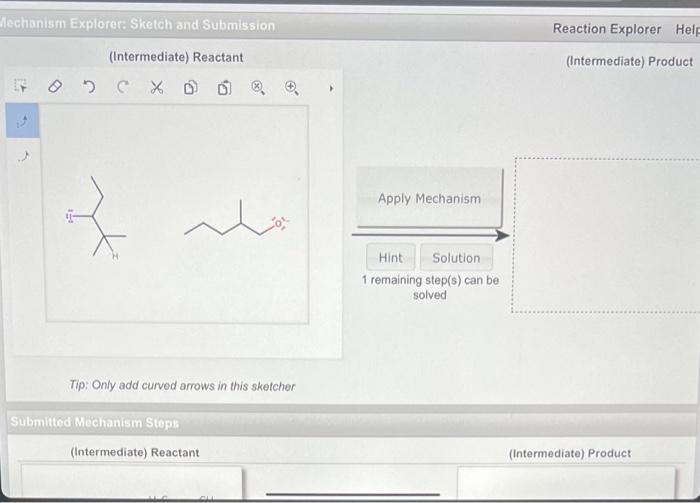 Solved (Intermediate) Product 1 remaining step(s) can be | Chegg.com