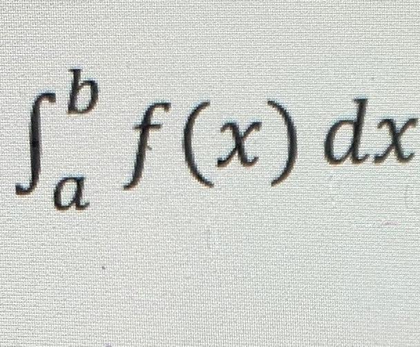 Solved sof(x) dx | Chegg.com