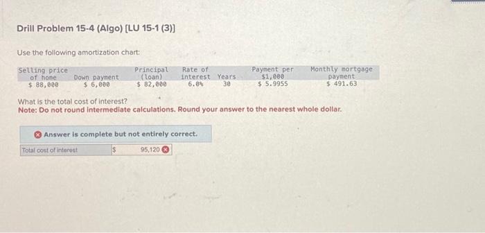 Solved Drill Problem 15-4 (Algo) [LU 15-1 (3)] Use the | Chegg.com
