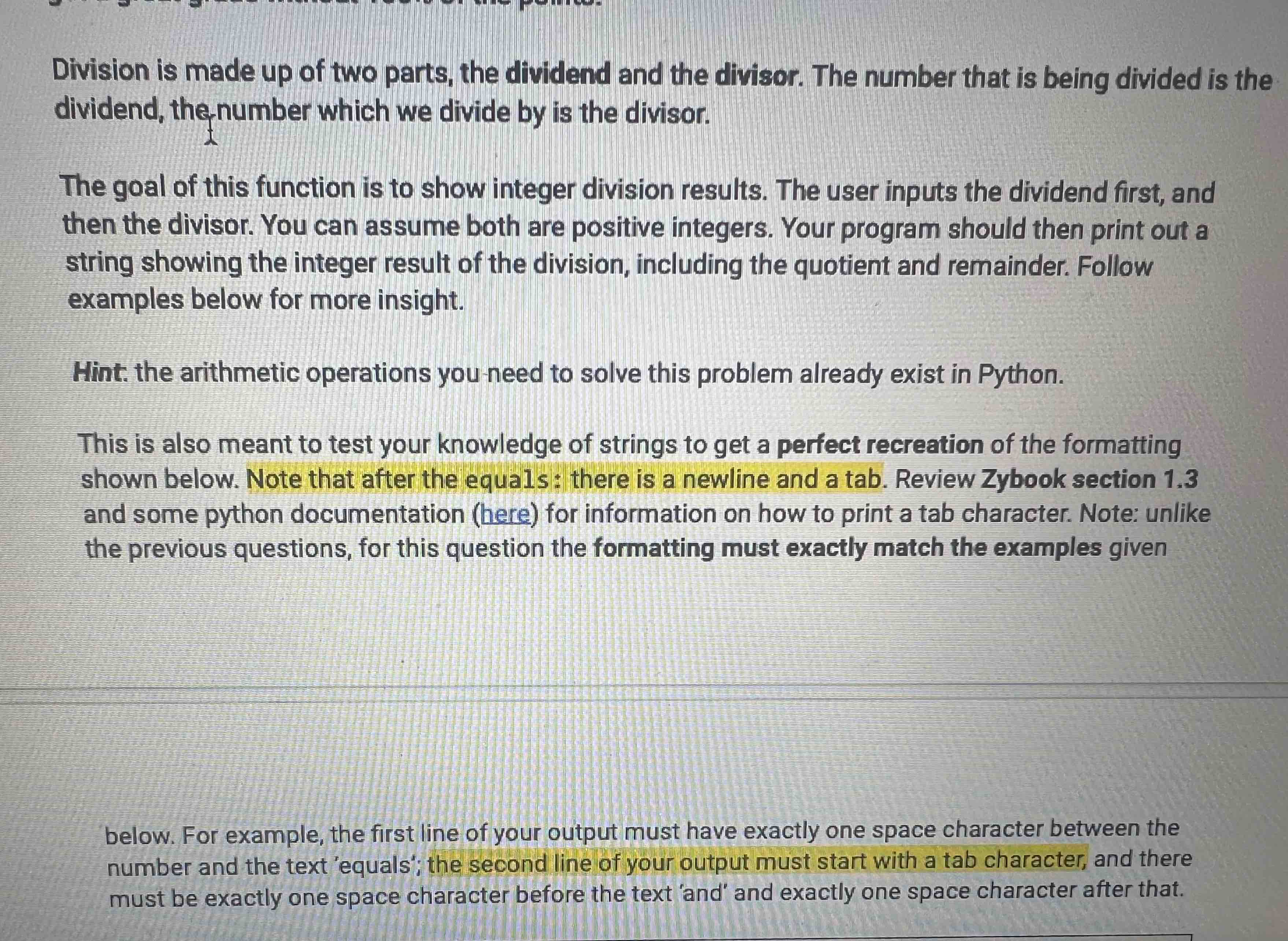 Solved Division is made up of two parts, the dividend and | Chegg.com