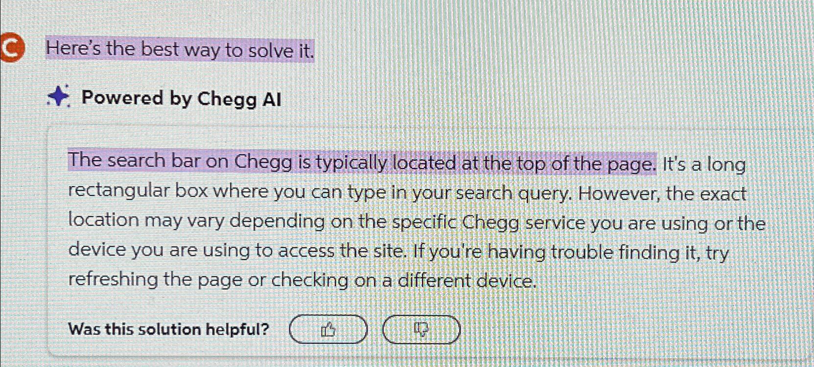 C. ﻿Here's the best way to solve it.Powered by Chegg | Chegg.com
