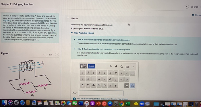 Solved Chapter 21 Bridging Problem 25 of 25 - Part A circuit | Chegg.com