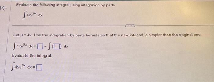 Solved Evaluate the following integral using integration by | Chegg.com