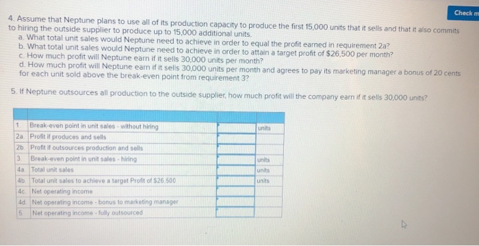 Solved Neptune Company has developed a small inflatable toy | Chegg.com