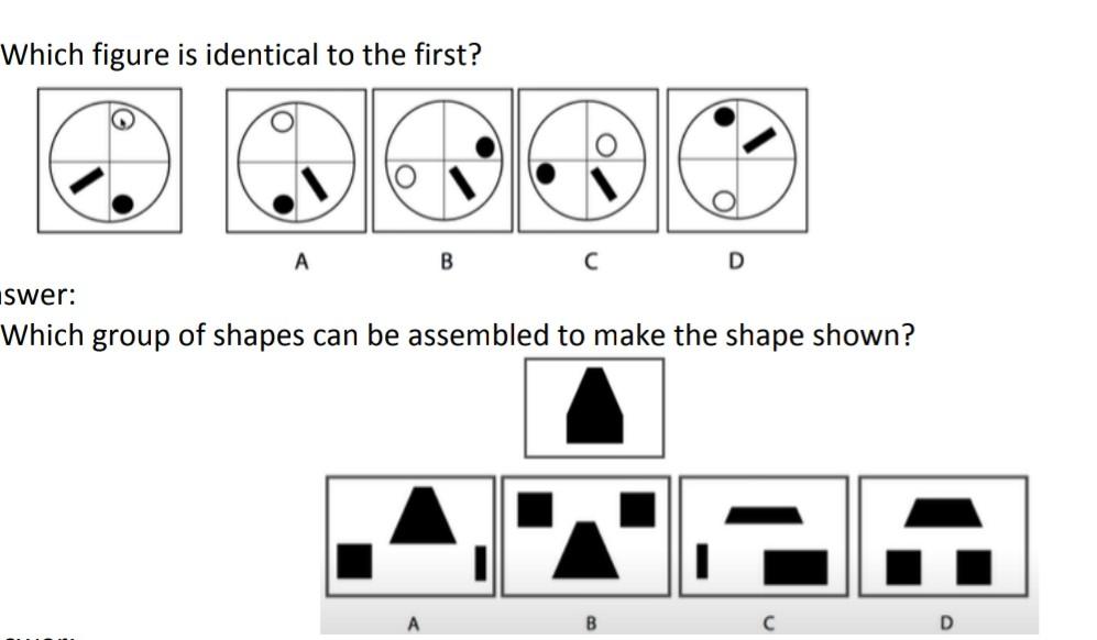 Solved Which figure is identical to the first? A B C D | Chegg.com