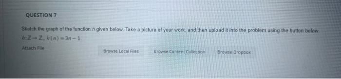 Solved Sketch the graph of the function h given below. Take | Chegg.com