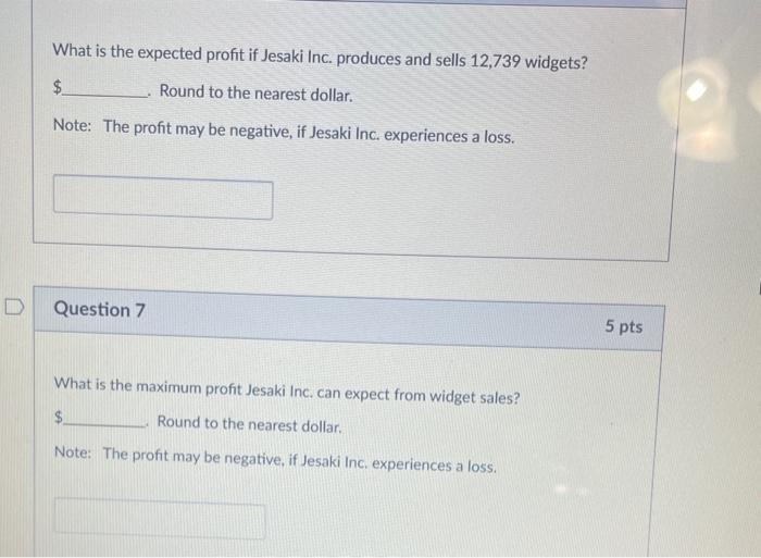 Solved Widget Sales Jesaki Inc. is trying to enter the | Chegg.com