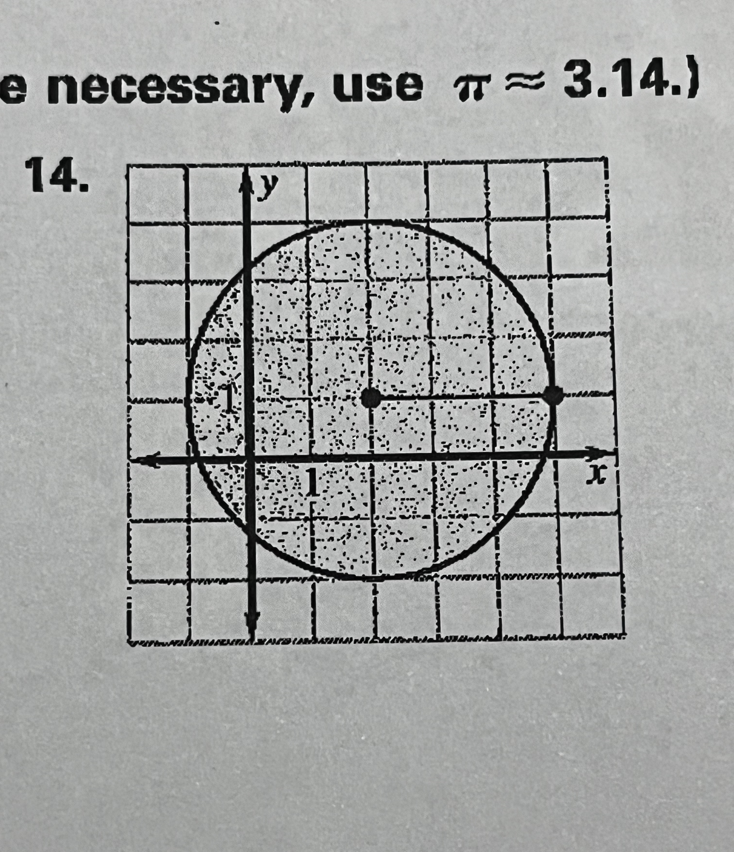 Solved Find the area of the figure. When necessary, use | Chegg.com