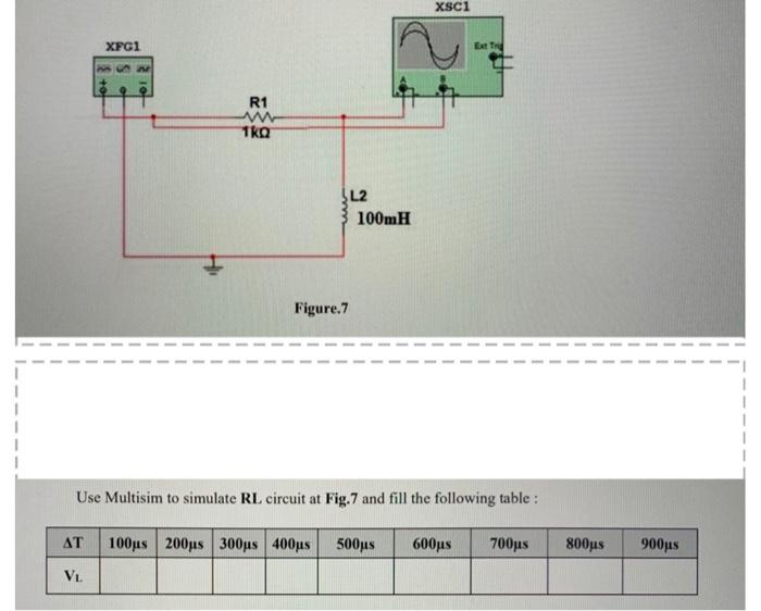 XSC1 XFG1 R1 ΤΚΩ L2 100mH Figure.7 Use Multisim to | Chegg.com