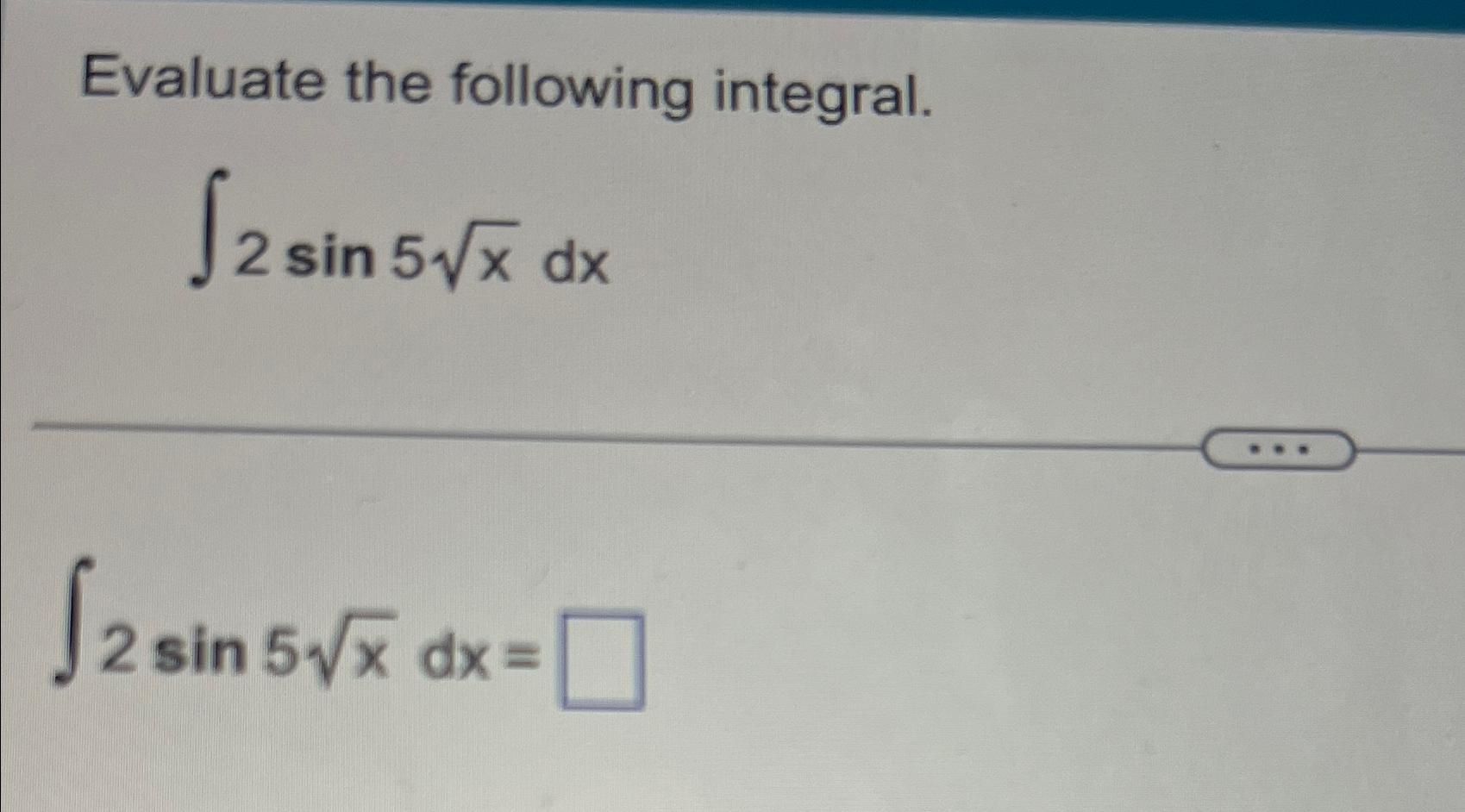 Solved Evaluate the following | Chegg.com