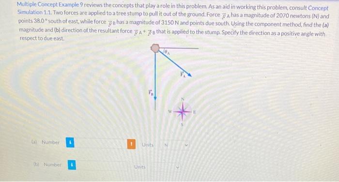 Solved Multiple Concept Example 9 reviews the concepts that | Chegg.com