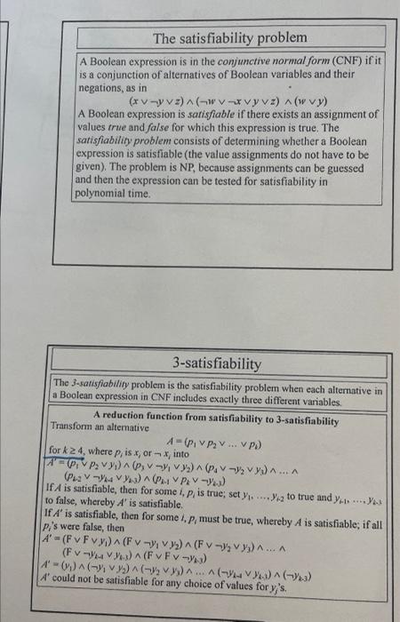 Cose 300 HW 1.) KAA≥2=P1∨P2=PThe satisfiability | Chegg.com