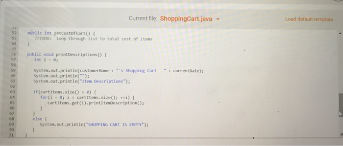 Solved 7.24 Lab 14b: Online shopping cart (continued) Note: | Chegg.com